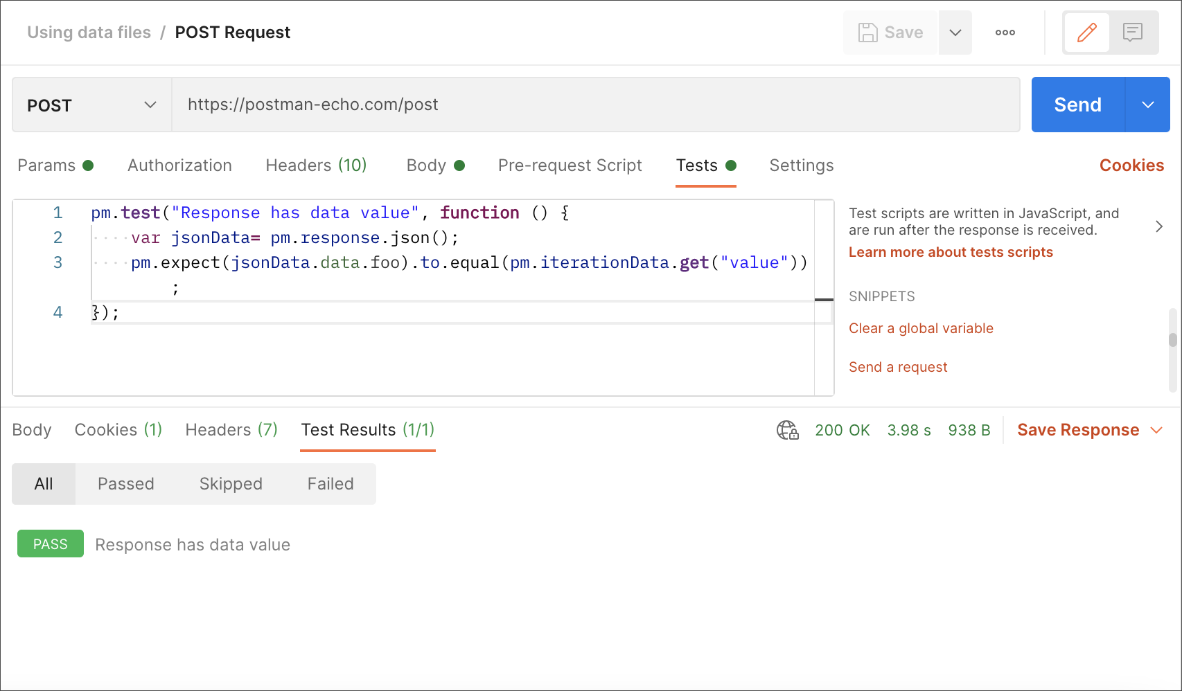  Importing Data Files Postman 