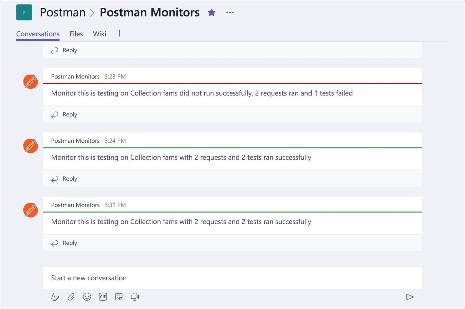Microsoft Teams | Postman Learning Center