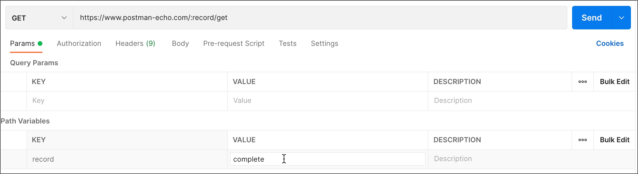 Postman Json