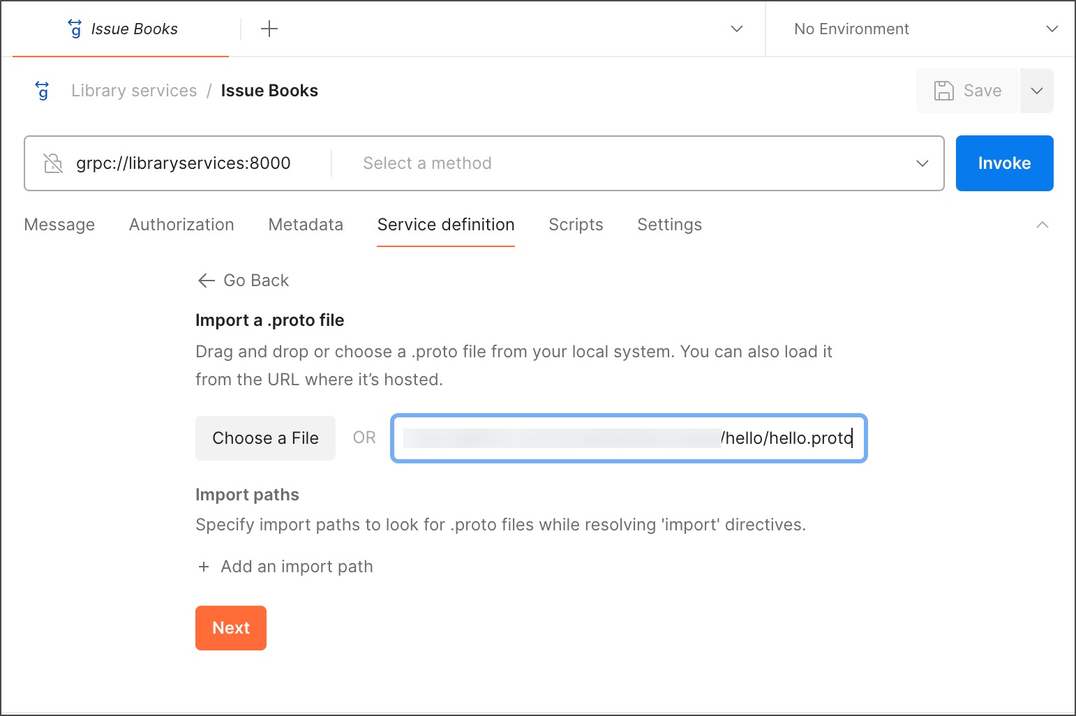Manage Service Definitions For Grpc Requests In Postman Postman