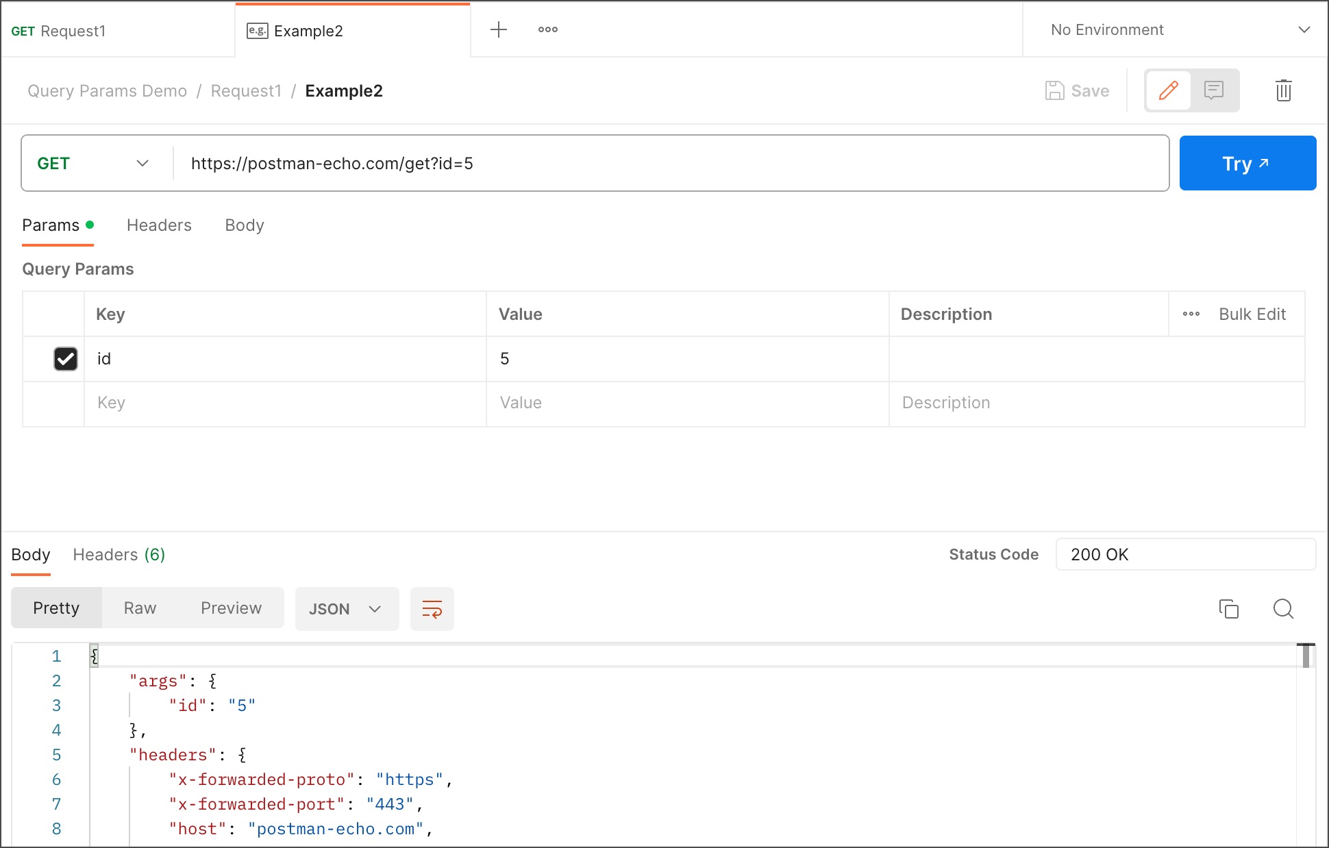 Mock your API using saved response examples | Postman Learning Center