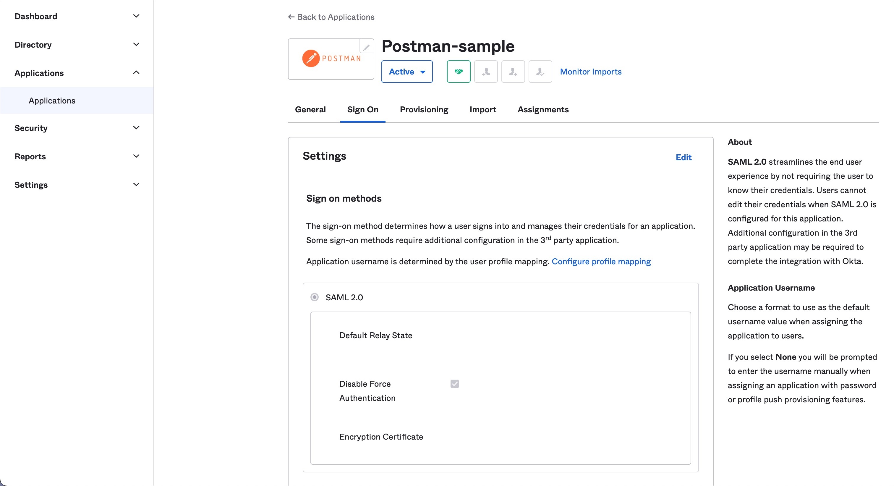 Okta Postman 
