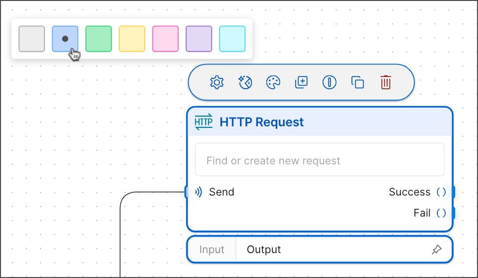 Organize flows with color, annotations, and groups | Postman Docs