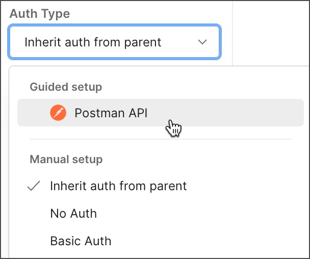 Create and manage vault secrets using Guided Auth | Postman Learning Center